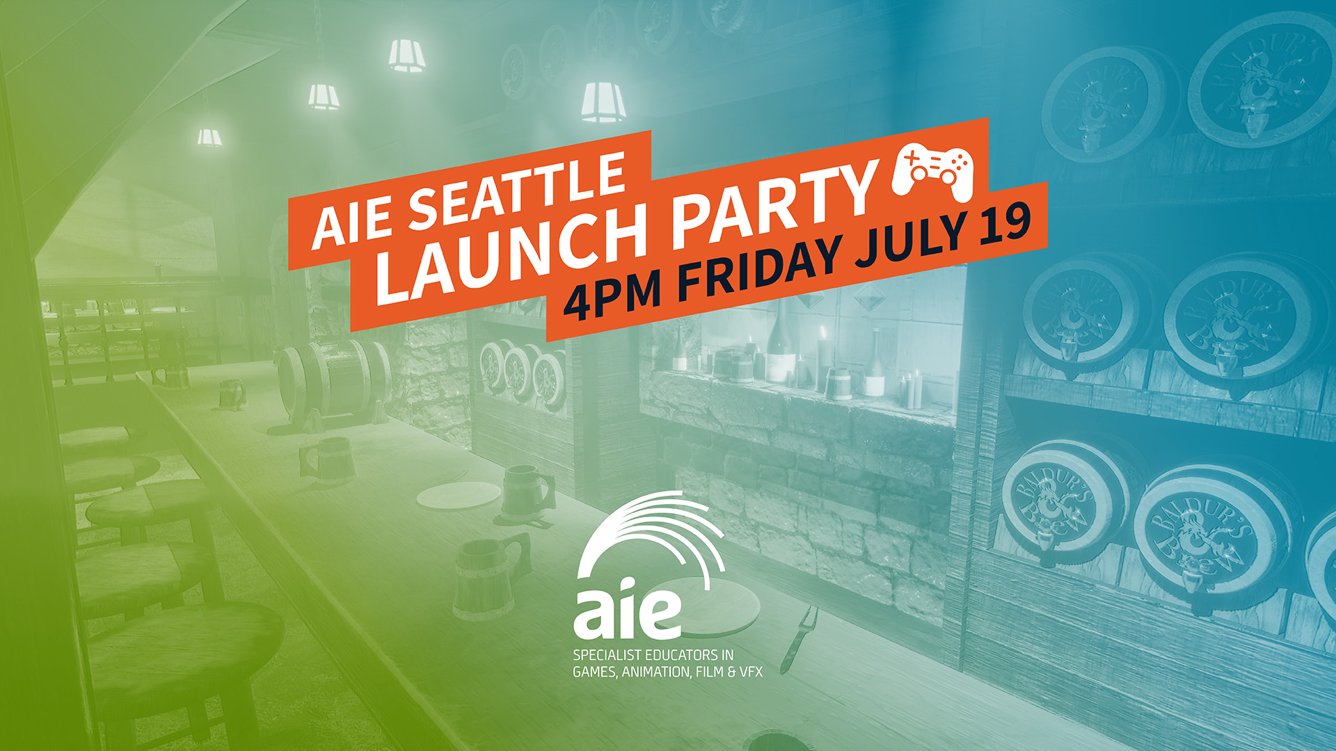 Launch Party 2024 | Academy of Interactive Entertainment (AIE)